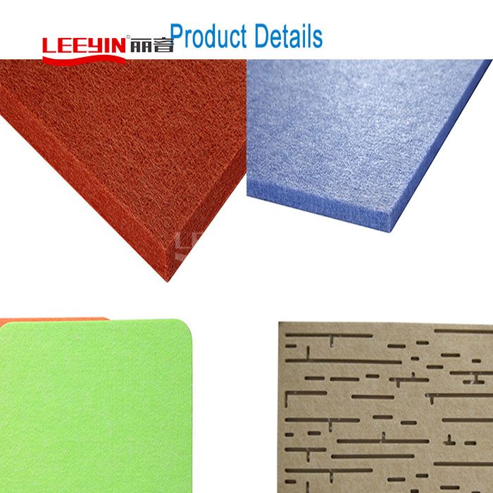 100 pet felt polyester acoustic panels polyester fiber acoustic panel ...